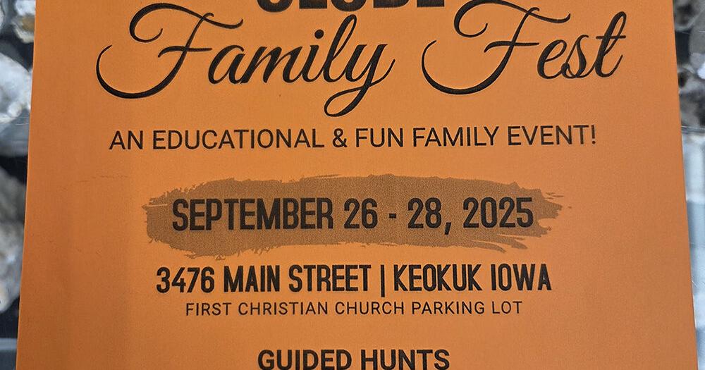 2025 Annual Geode Family Fest returns to Keokuk | The Hawk Eye ...