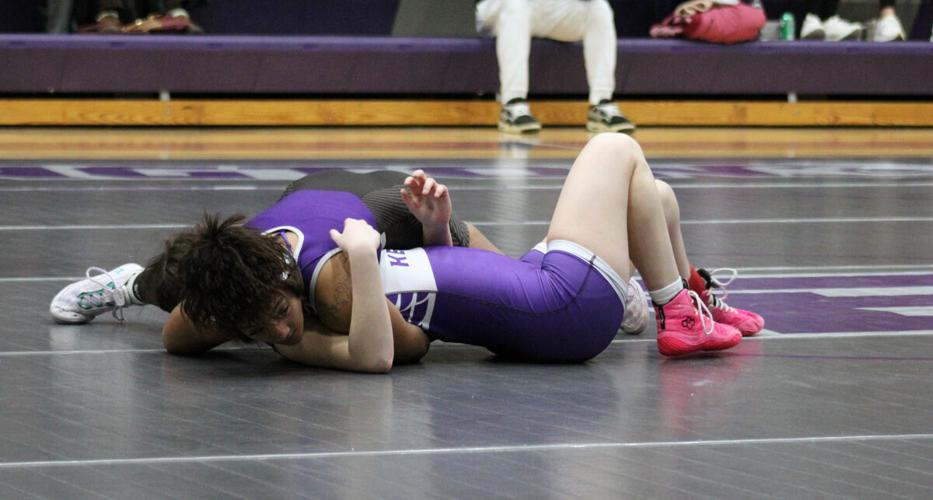 Girls wrestling: Three Burlington seniors victorious on Senior Night ...