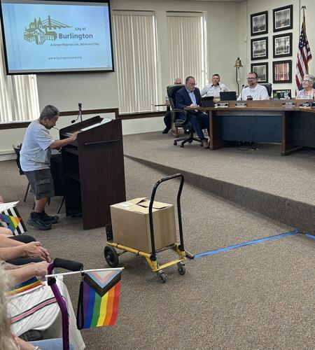 Community turns out for City of Burlington Pride Month Proclamation ...