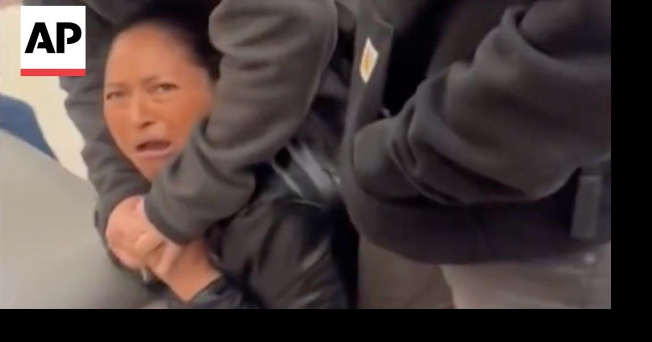 Video shows federal officers arresting crying woman at San Francisco ...