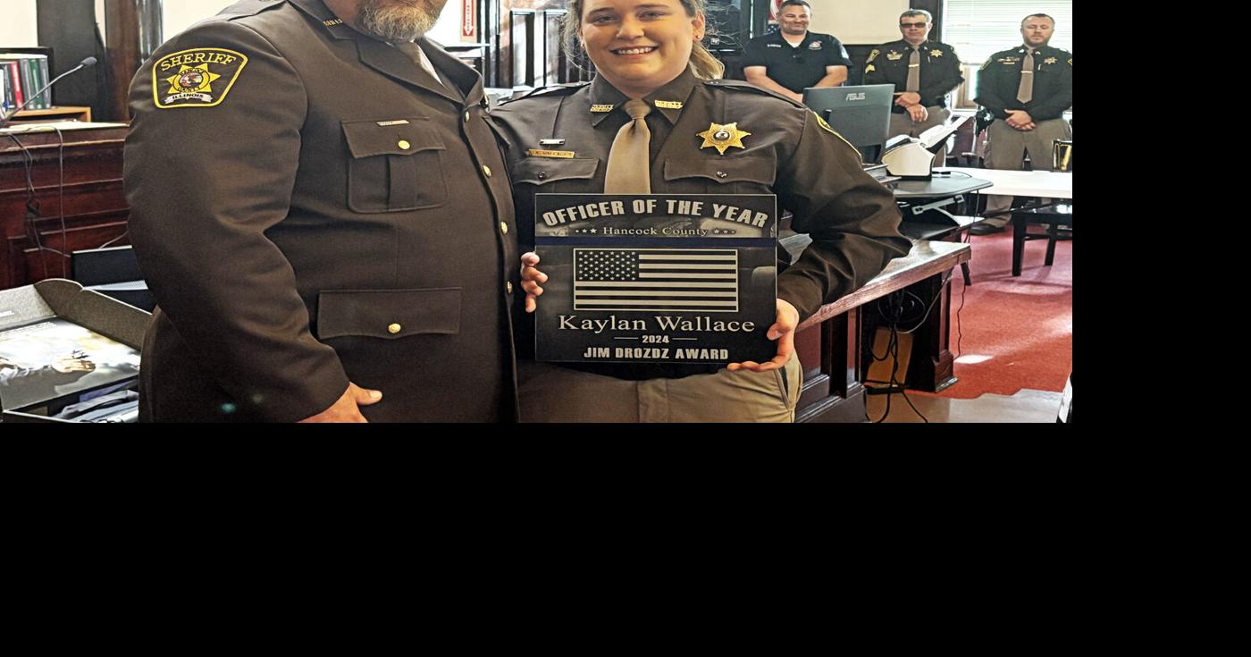 Deputy Kaylan Wallace named Officer of the Year | Hancock County ...