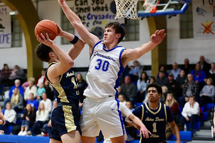 Boys basketball: Notre Dame downs Holy Trinity, clinches South Division ...