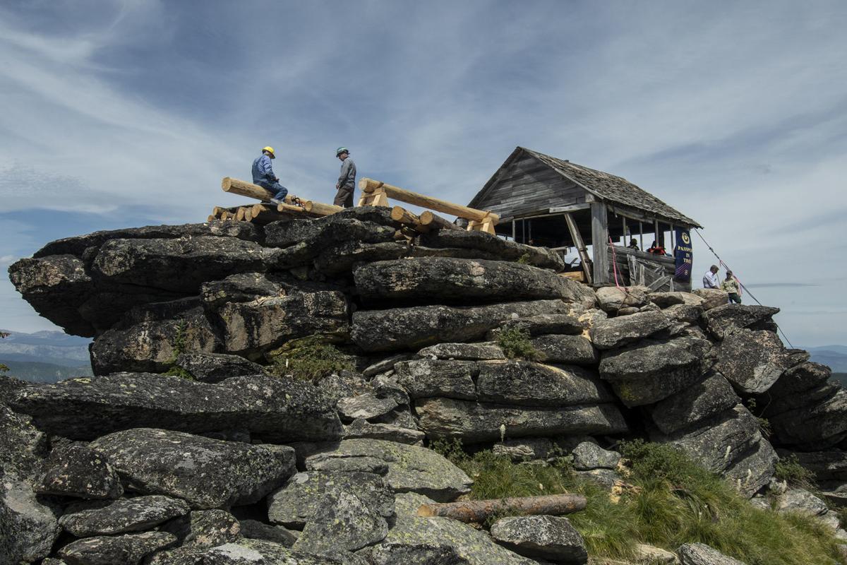 The scramble to Skookum Butte fire lookout is well worth the view