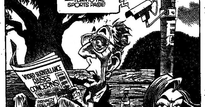 CARTOON: Surveillance cameras may prefer that people don't read about ...