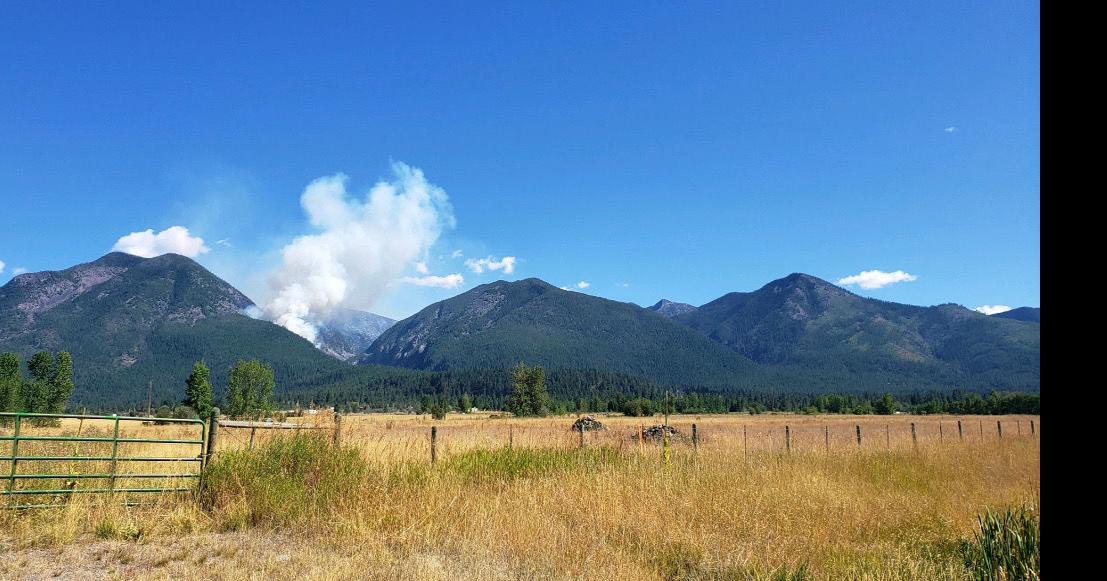 New wildfire burning in steep terrain south of Arlee
