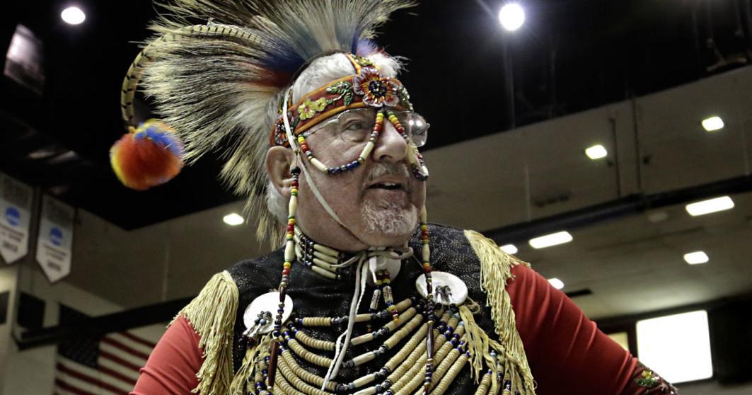 Dancer Chris Roberts was at Kyiyo Pow Wow from the start