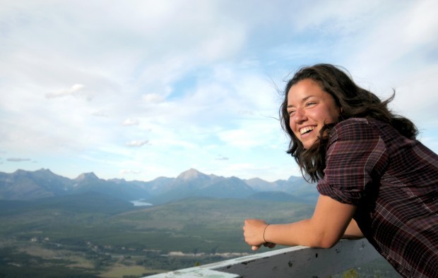 Eye of the Cyclone: Fire lookout considers herself lucky to be ...