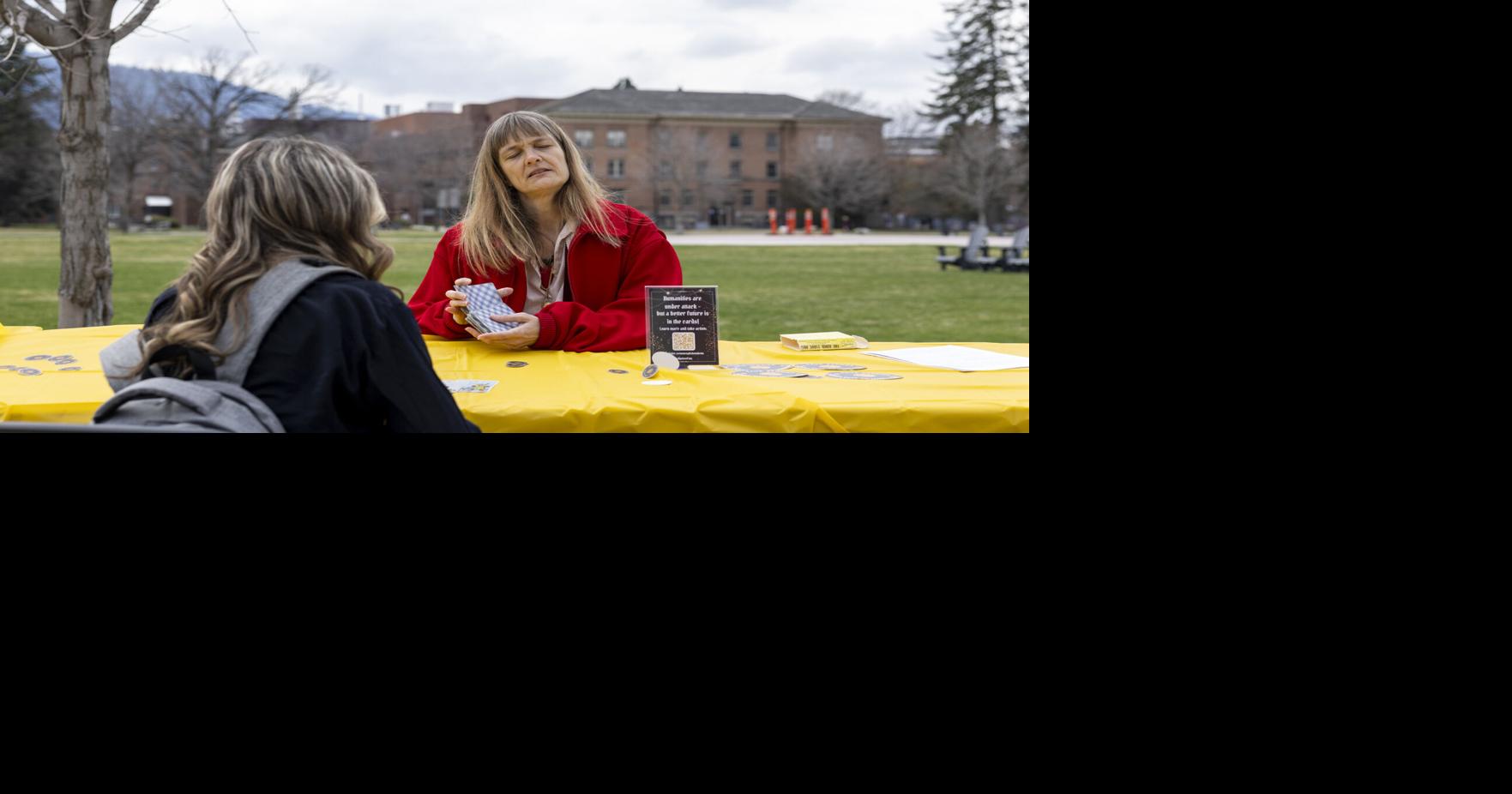 UM English students read tarot to protest program cuts