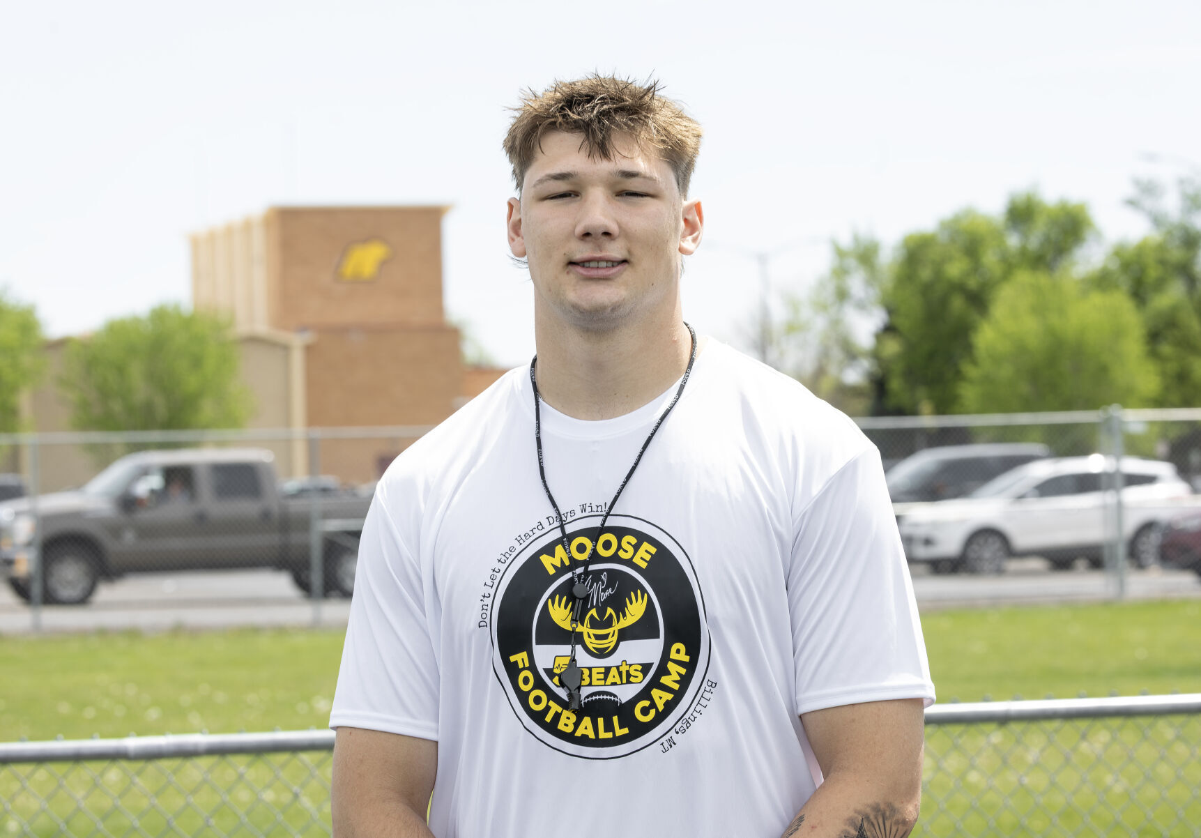 Matt Ludwig hosts youth football camp for #5 Beats for Nicko