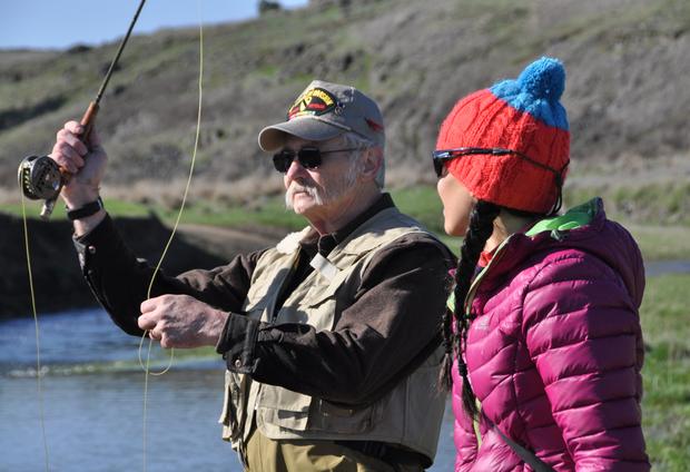 Wounded warriors fly fishing toward recovery