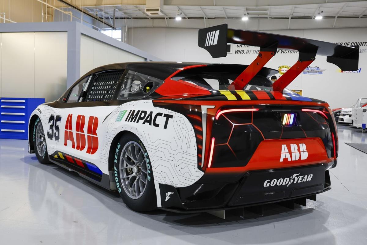 NASCAR unveils its first electric racecar