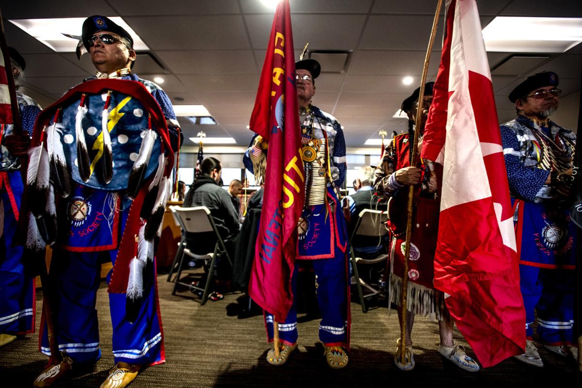 Missoula County dedicates CSKT flag and native artwork at courthouse ...