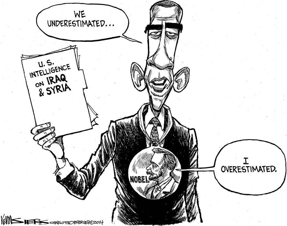 CARTOON: U.S. Intelligence underestimated Iraq, Syria; Nobel ...
