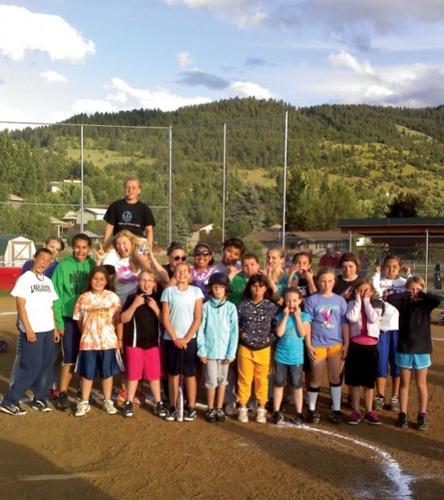 Silly softball campers