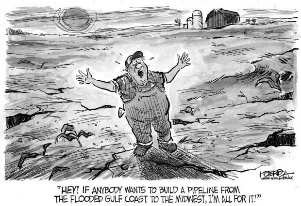 CARTOON: Midwest could make use of Gulf Coast's extra water