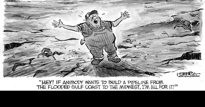 CARTOON: Midwest could make use of Gulf Coast's extra water