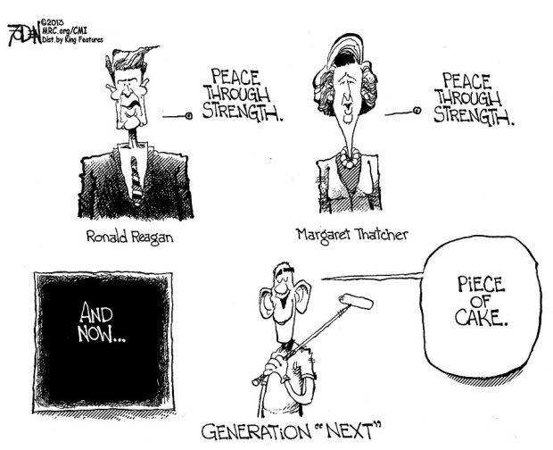 CARTOON: Following Reagan and Thatcher, Obama represents generation 'next'