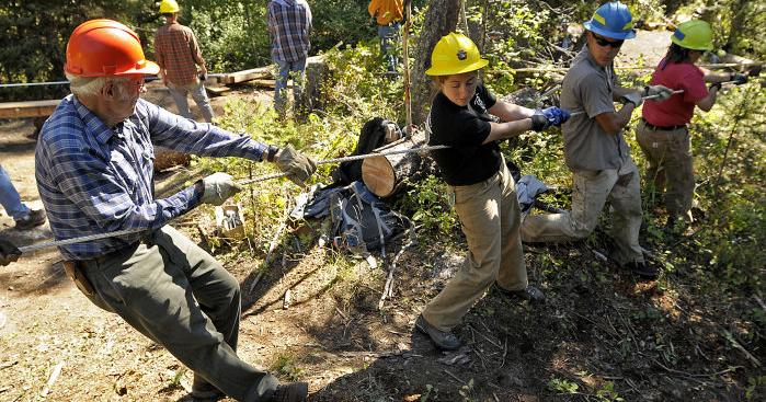 Forest Service, other workers learn traditional skills for wilderness