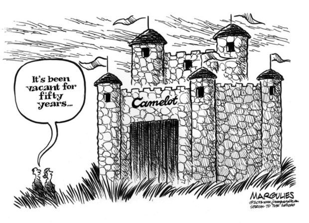 CARTOON: Kingdom of Camelot has been vacant for 50 years now