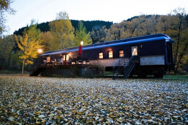 Historic rail car offers unique getaway on Yellowstone River