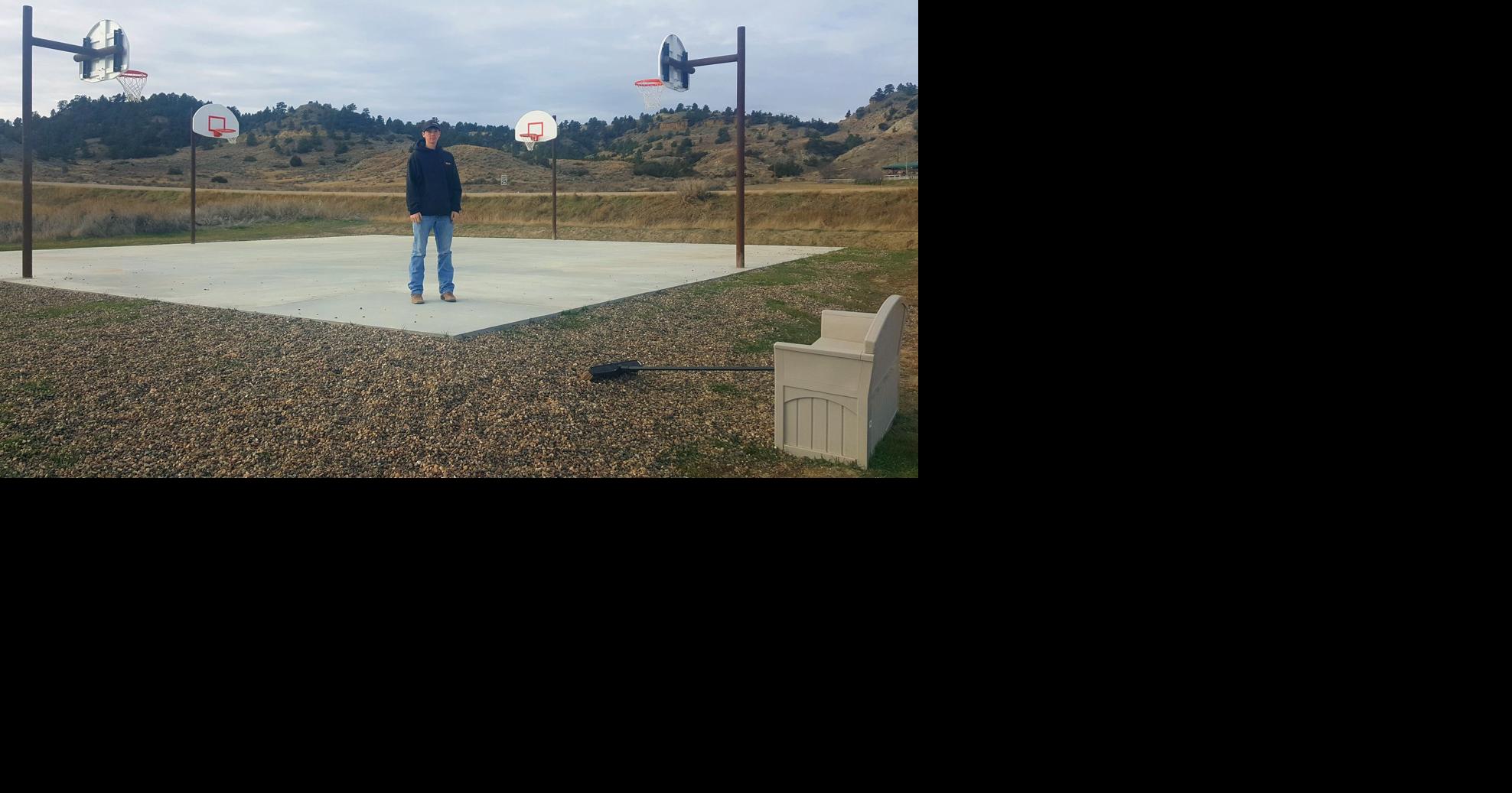 Scout from Glendive gets basketball court built at Hell Creek State Park