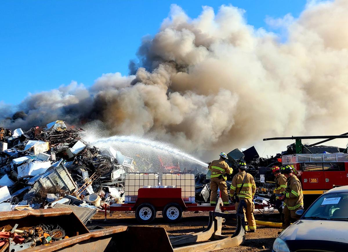 Fire at Axmen Recycling in Missoula prompts large, lengthy emergency ...