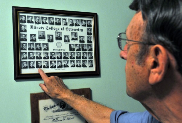 Optometrist Bill Shull has tended to Plains since '63
