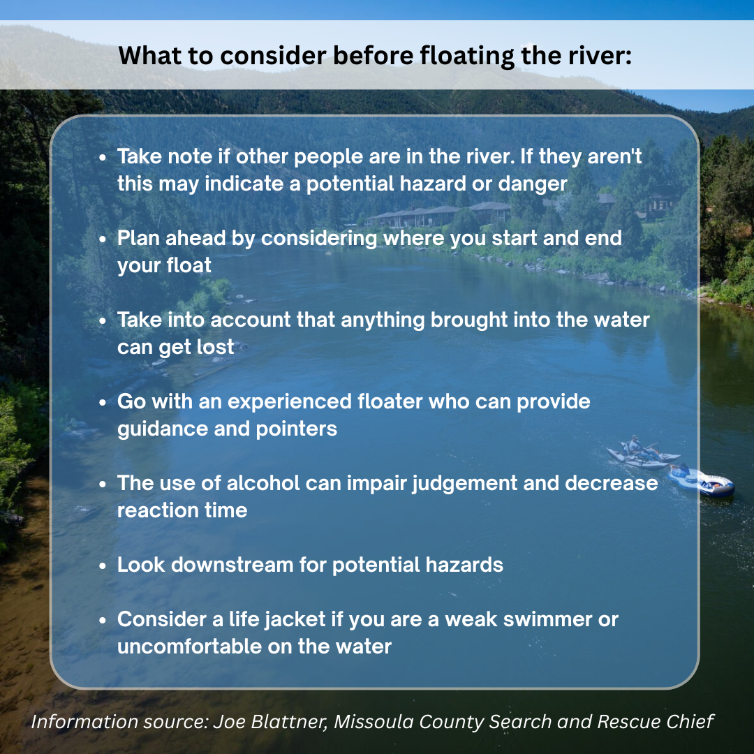 Clark Fork River safety tips for floaters
