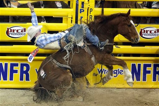 Knowles takes season steer wrestling lead at NFR | Rodeo | missoulian.com