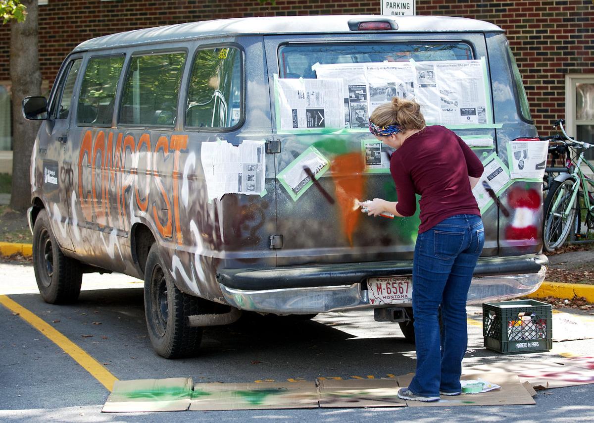 UM compost van gets colorful paint job