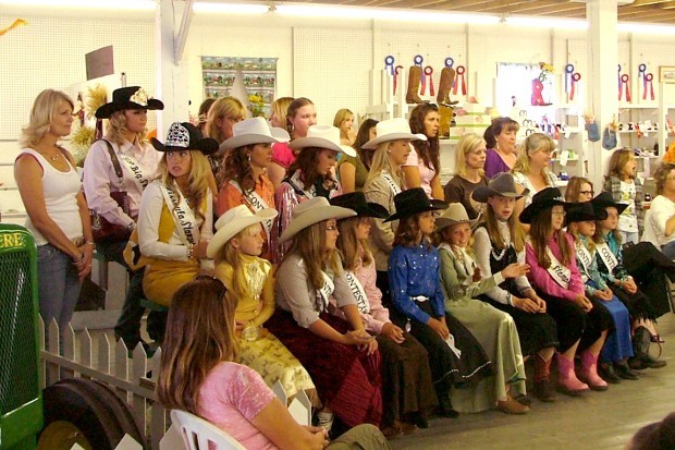 Missoula Stampede Rodeo Queen contestants congregate