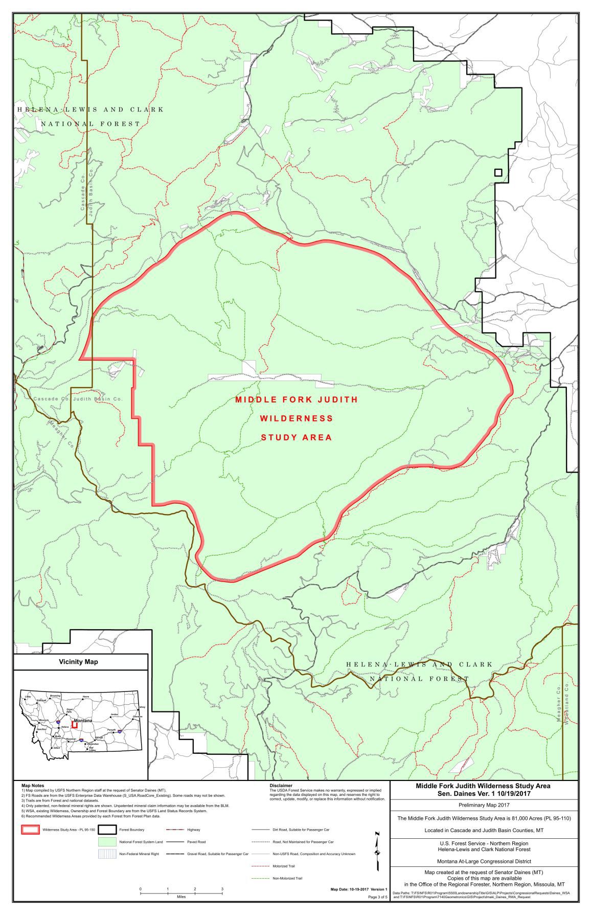 Daines bill would release wilderness study areas for other uses