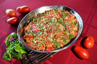 Preparing vegetables for ratatouille is slow, meditative process