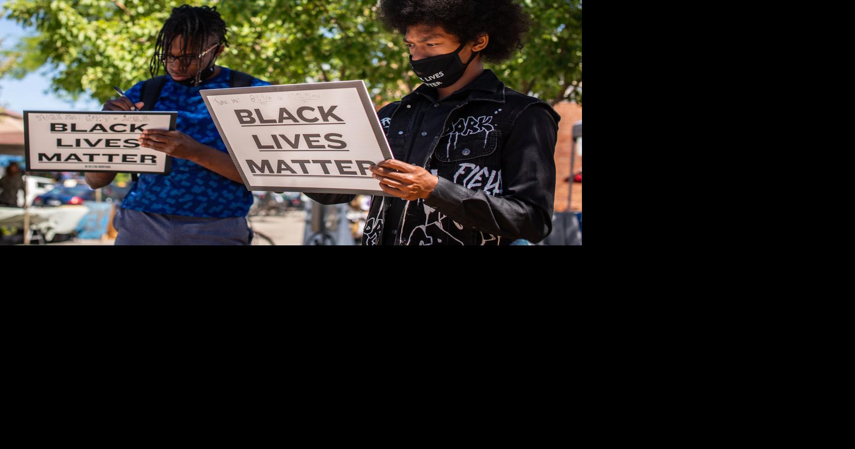 Socially distanced BLM protest fills downtown Missoula