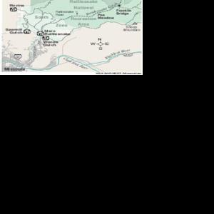 Rattlesnake Wilderness map