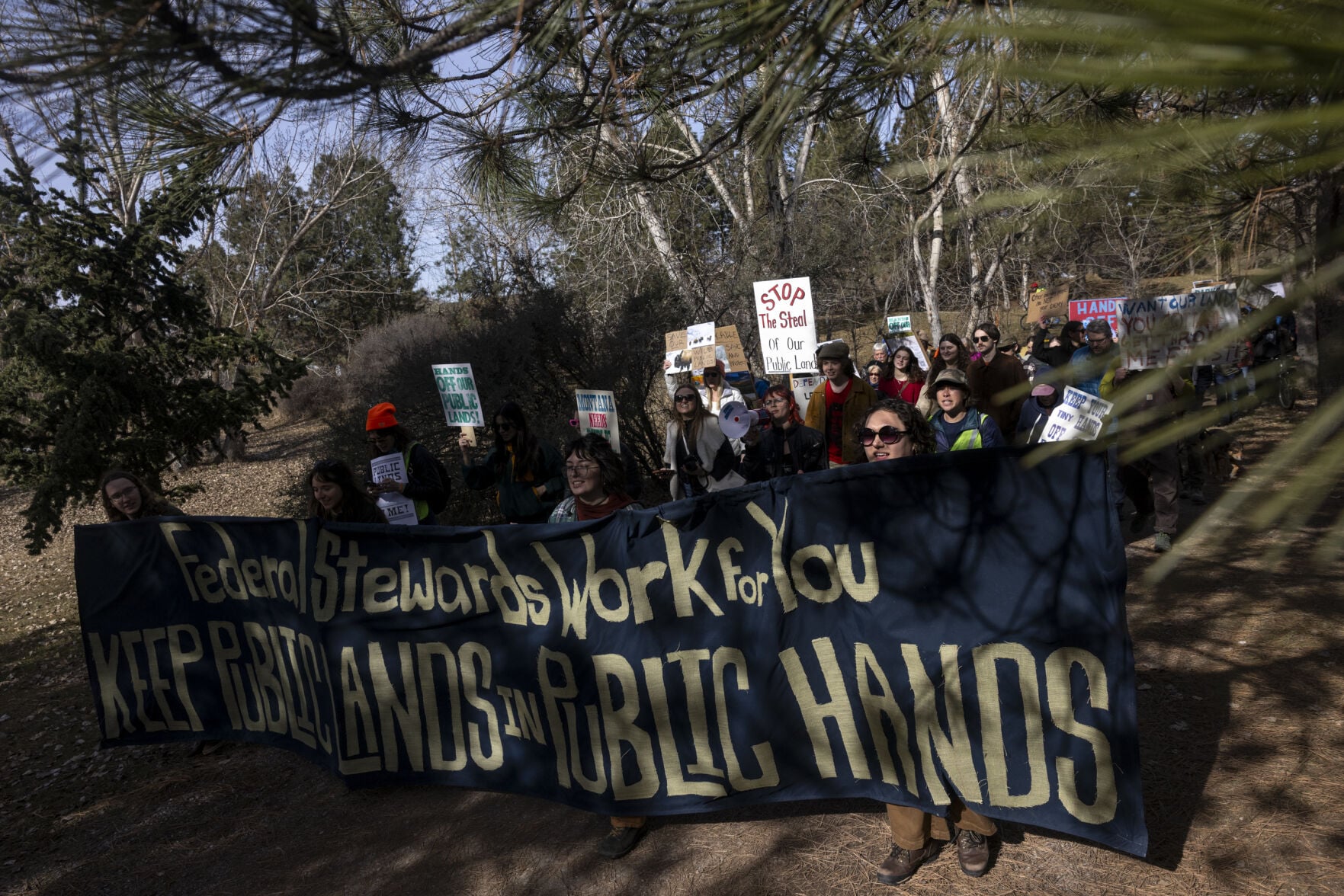 Missoula rally supports public lands, fired federal workers