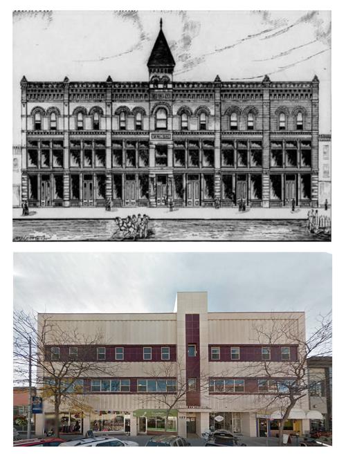'Hidden treasure': Historic downtown building facade dating to 1900 to ...