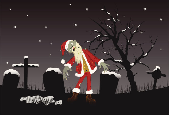 Drunken Santa zombie enters Minnesota home, terrifies teens, falls asleep