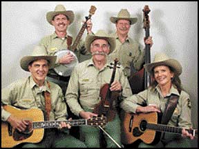 U.S. Forest Service's Fiddlin' Foresters play string band music with a ...