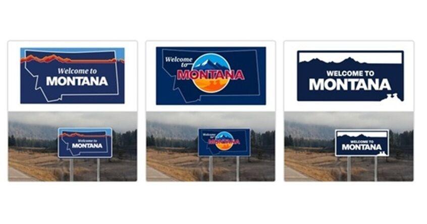 Montanans asked to vote on new highway welcome sign design