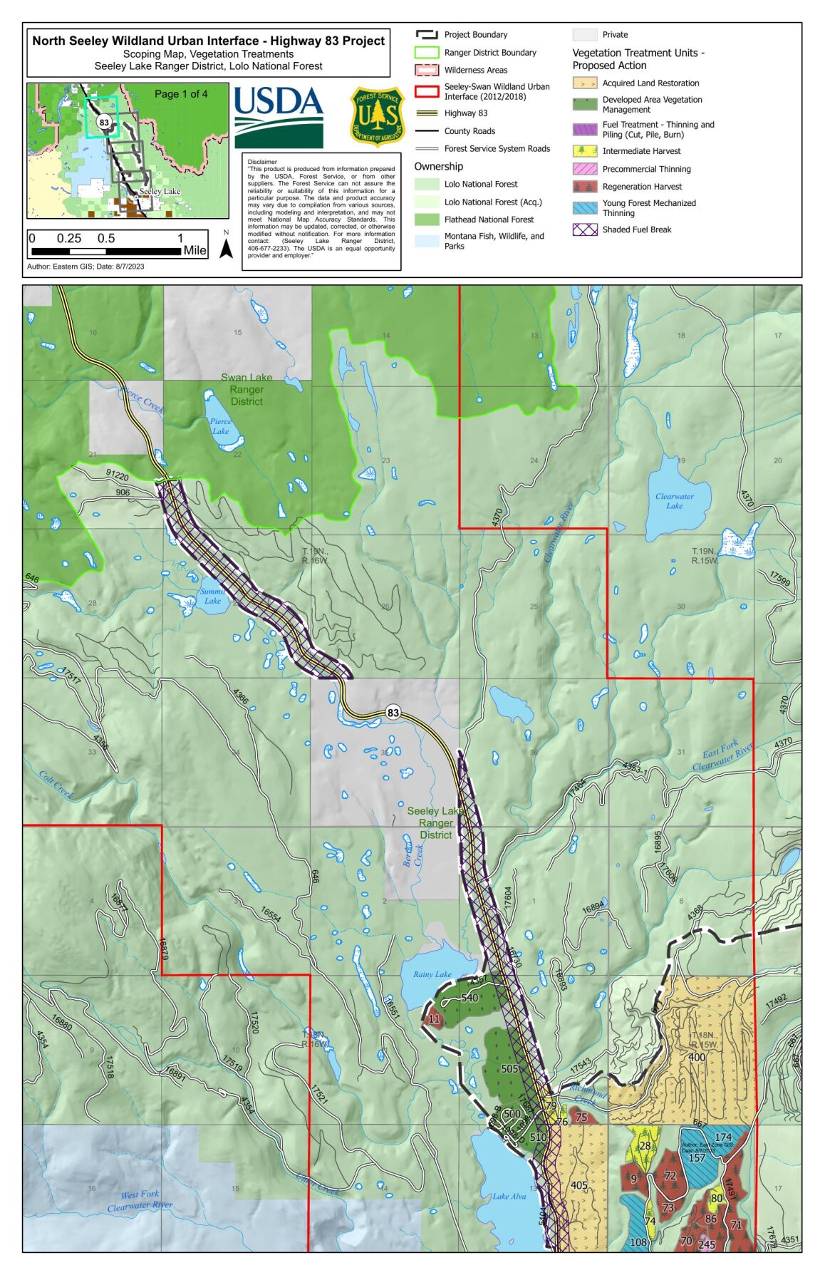 North Seeley WUI-Hwy. 83 Vegetation Map Scoping