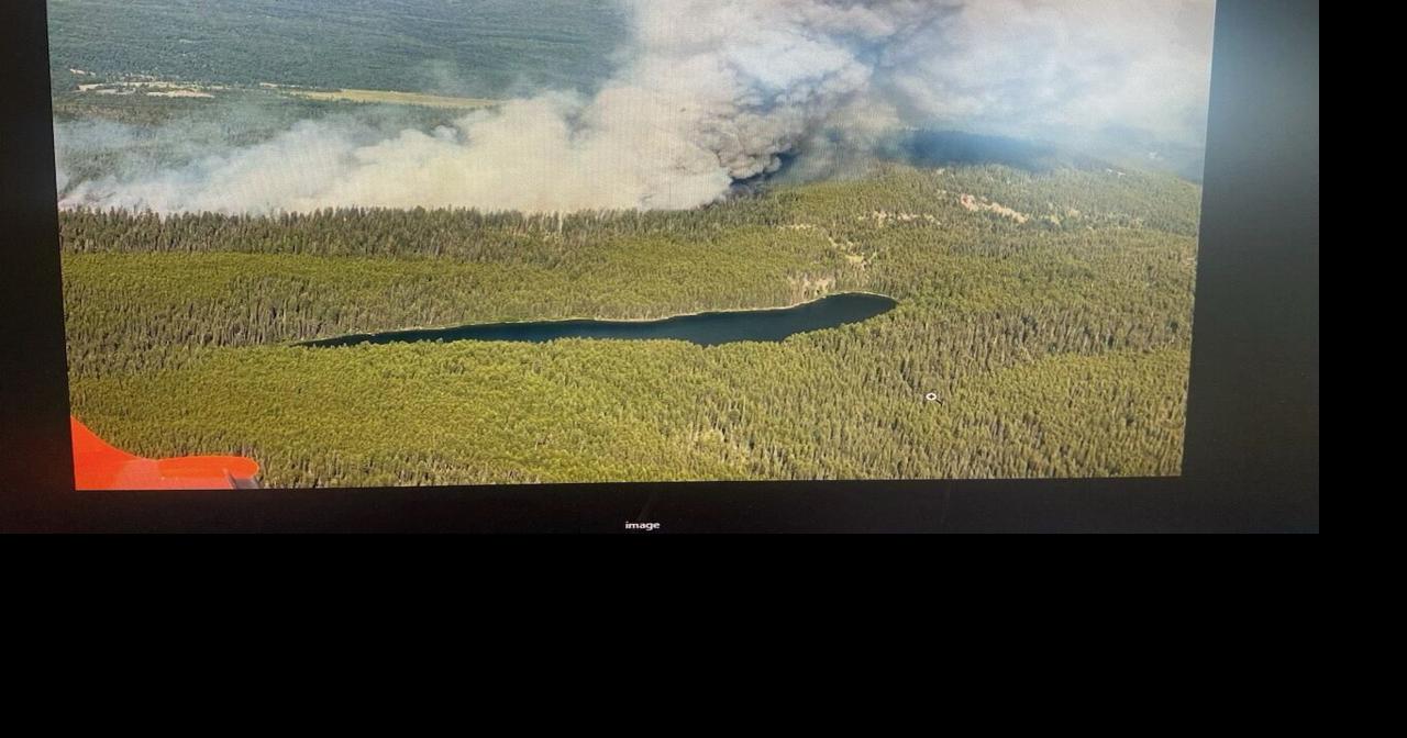 Colt Fire Aerial View on July 21, 2023