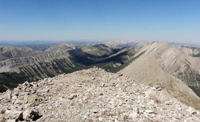Steep hike up Mount Wright rewards with wilderness view