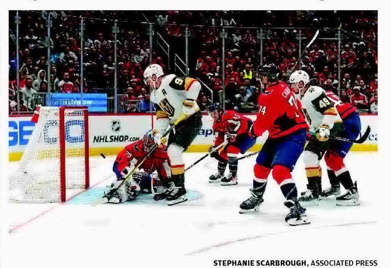 Caps' Lindgren shuts down Knights