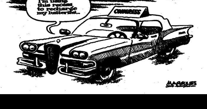 CARTOON: 'Recharging" Congress makes as much sense as recharging an Edsel