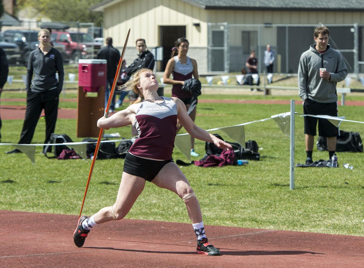 Griz javelin thrower Stephanie Wells is competing at her first NCAA ...