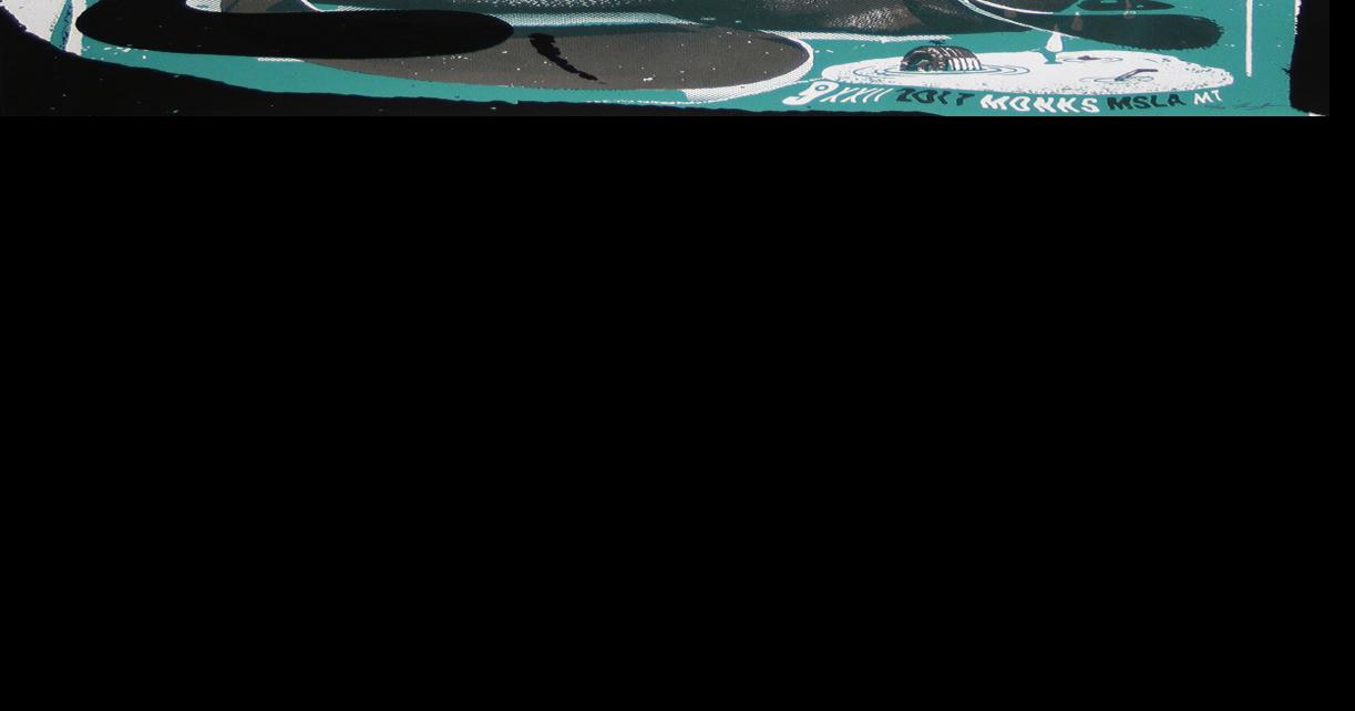 Max Mahn's 'weird' prints, posters and murals blanket Missoula