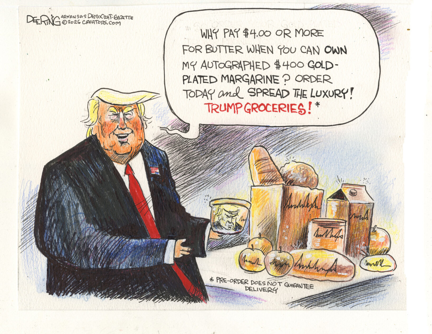 8 political cartoons gouge inflation and high gas price