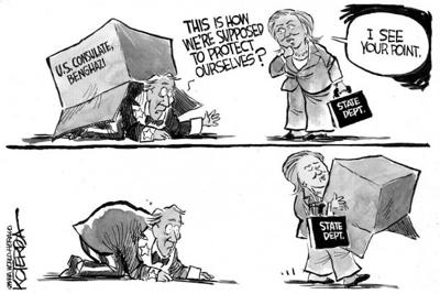 CARTOON: State Department gives Benghazi consulate less than nothing ...