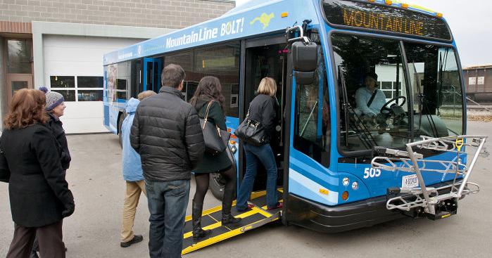 Mountain Line unveils new buses with flashy designs, neon red lights